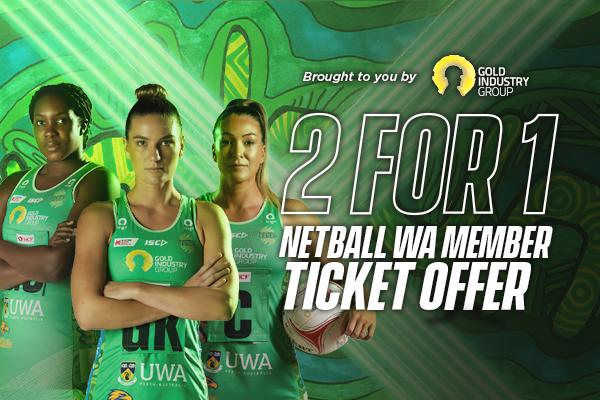 2-FOR-1 TICKET OFFER - Netball WA